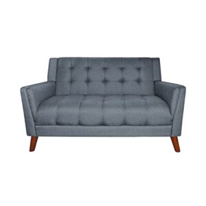 gdfstudio christopher knight home evelyn fabric loveseat, dark gray