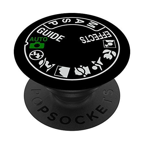 Photographer Gift DSLR Camera Command Dial PopSockets PopGrip: Swappable Grip for Phones & Tablets