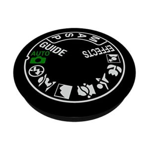 Photographer Gift DSLR Camera Command Dial PopSockets PopGrip: Swappable Grip for Phones & Tablets