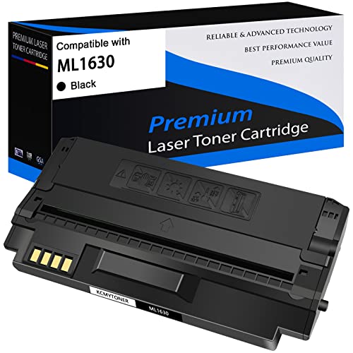 KCMYTONER 1 Packs ML-D1630A Black Laser Toner Cartridge Compatible for Samsung ML-1630 ML-1630W SCX-4500 SCX-4500W SCX- 4501K Printers