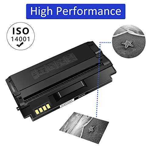 KCMYTONER 1 Packs ML-D1630A Black Laser Toner Cartridge Compatible for Samsung ML-1630 ML-1630W SCX-4500 SCX-4500W SCX- 4501K Printers