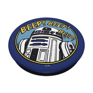 Star Wars R2-D2 Bleep Bleep Bleep PopSockets PopGrip: Swappable Grip for Phones & Tablets