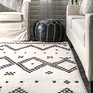 nuLOOM Tracy Moroccan Area Rug, 8' x 10', Off-white