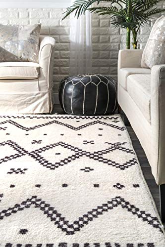 nuLOOM Tracy Moroccan Area Rug, 8' x 10', Off-white