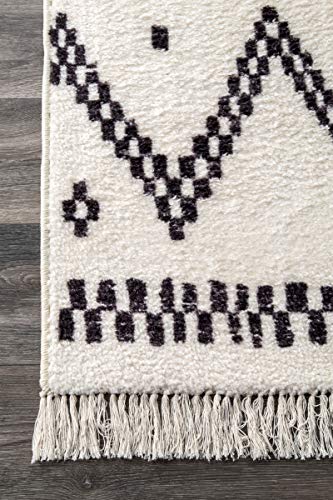 nuLOOM Tracy Moroccan Area Rug, 8' x 10', Off-white