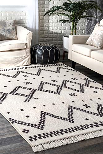 nuLOOM Tracy Moroccan Area Rug, 8' x 10', Off-white