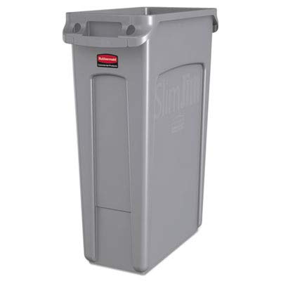 RCP354060GY - Slim Jim Receptacle with Venting Channels