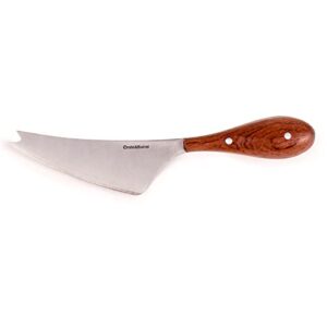 Berghoff Aaron Probyn Stainless Steel Blade 2Pc Provence Hard Cheese Knife 8.25", Soft Cheese Knife 9", Ergonomic Wood Handle, Forged, Sharp, Well Balanced