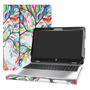 alapmk protective case cover for 15.6" hp probook 650 g4 g3 g2 g1/probook 655 g3 g2 g1 series laptop [warning:not fit probook 450/probook 455],love tree