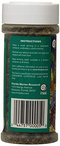 Florida Marine Research SFM00005 Hermit Crab Food, 4-Ounce (4-Ounce 2-Pack)