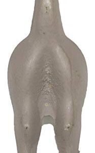 Cast Iron Dog Tail Shaped Wall Hook (Light Grey)