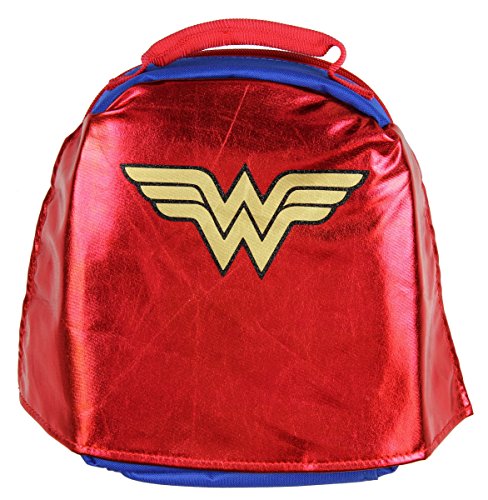 AI ACCESSORY INNOVATIONS DC Wonder Woman Lunch Box Soft Kit Insulated Cooler Bag With Cape