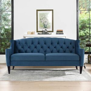 jennifer taylor home ken sofas, satin teal