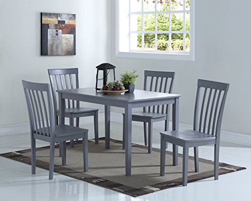 Angel Line Dining Set (5-Piece), Gray