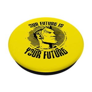 Borderlands Handsome Jack Hyperion Propaganda "Our Future is PopSockets PopGrip: Swappable Grip for Phones & Tablets