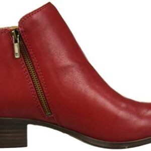 Lucky Brand Women's Basel Ankle Bootie, Garnet, 10