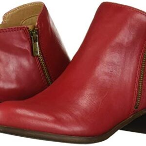 Lucky Brand Women's Basel Ankle Bootie, Garnet, 10