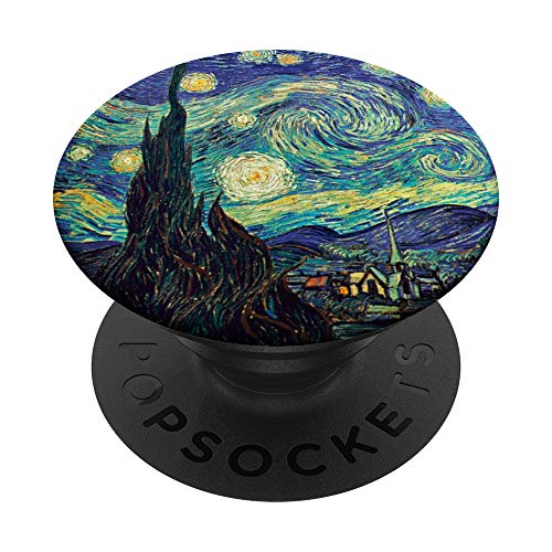 Starry Night Pop Socket - Van Gogh Art Gift PopSockets PopGrip: Swappable Grip for Phones & Tablets