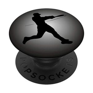 baseball batting sport fan gift baseball pop socket popsockets popgrip: swappable grip for phones & tablets