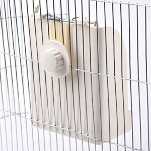 CalPalmy 2-Pack Hay Feeder for Rabbits, Guinea Pigs, and Chinchillas - Minimize Waste and Mess with 5 1/2" x 3 1/2" x 7 3/8" Hanging Alfalfa and Timothy Hay Dispenser