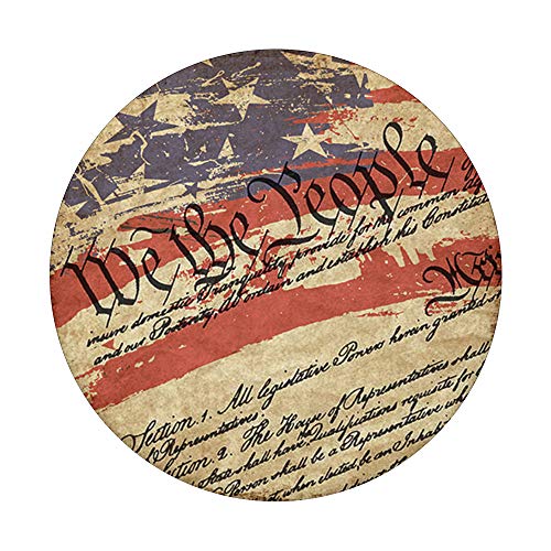 We The People Constitution USA Flag 2nd Amendment PopSockets PopGrip: Swappable Grip for Phones & Tablets