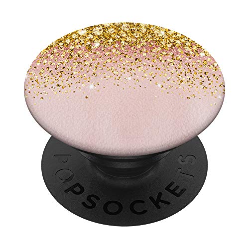 Glam Ombre Pink Designed PopSockets PopGrip: Swappable Grip for Phones & Tablets