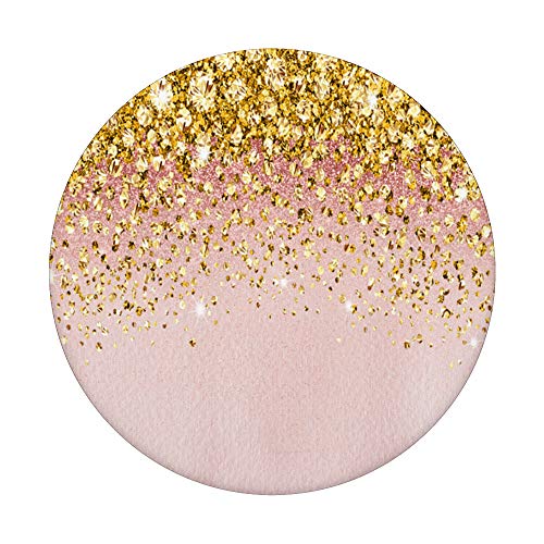 Glam Ombre Pink Designed PopSockets PopGrip: Swappable Grip for Phones & Tablets