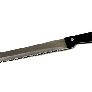 Chef Craft Select Bread Knife, 8 inch blade 13.5 inches in length, Stainless Steel/Black