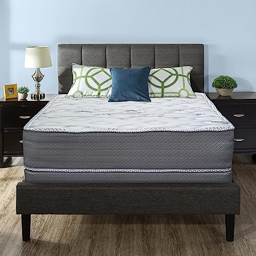 Greaton 14-Inch Firm Double sided Tight top Innerspring Mattress And 8" Metal Box Spring/Foundation Set,Queen