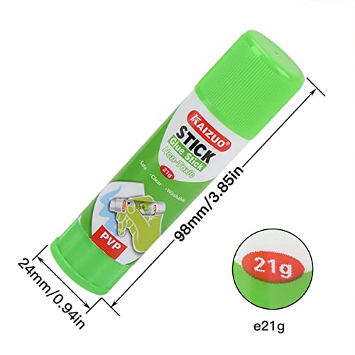 Glue Sticks for 3D Printer Bed, FYSETC PVP Solid Glue Stick Glass Bed Adhesive for Ender 3 V2 Pro - Kobrra Max - SR- Ender 5 S1 Plus -Prusa MK3S+ Heated Plate 3D Printing Filament PLA ABS PETG -3 Pcs