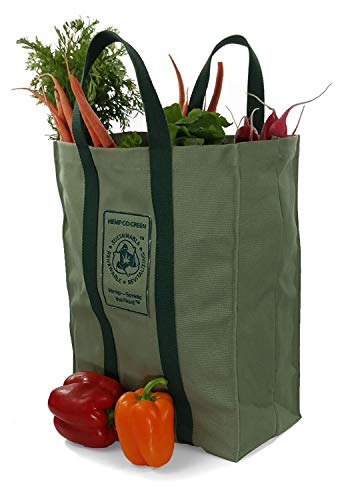 Hemp Go Green 100% Hemp Canvas Washable Heavy Duty Reusable Shopping Bag