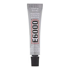 E6000 8-Pack 0.18 Ounce Bottles Industrial Strength Adhesive for Crafting and Pixiss Wooden Art Dotting Stylus Pens 5 pcs Set - Rhinestone Applicator Application Kit