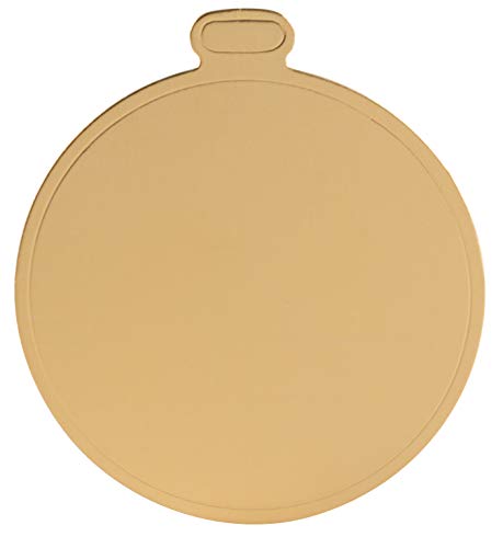 Mini Cake Boards, Gold Dessert Plates (3.5 in., 200 Pack)