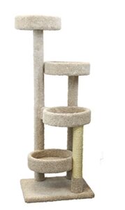 new cat condos cat tree, beige