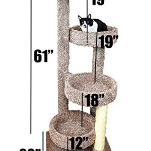 New Cat Condos Cat Tree, Beige