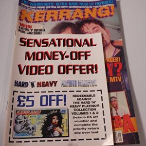 Kerrang! magazine(UK Publication) issue 524 December 10,1994 (Aerosmith/Therapy on cover)[single issue magazine]WEAR on COVER, CORNERS