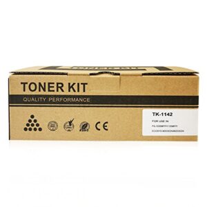 VICTORSTAR Compatible Toner Cartridges 2 Blacks TK1142 TK-1142 for Kyocera MITA FS-1035MFP, FS-1135MFP, Kyocera ECOSYS M2035DN M2535DN Laser Printers