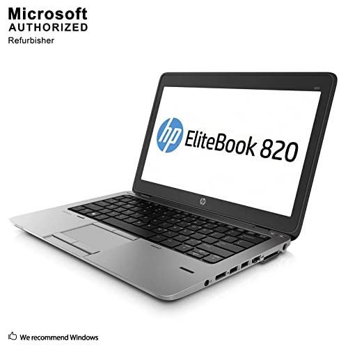 HP EliteBook 820 G1 12.5in Laptop, Intel Core i5-4300U 1.9GHz, 8GB Ram, 500GB Hard Drive, Windows 10 Pro 64bit (Renewed)