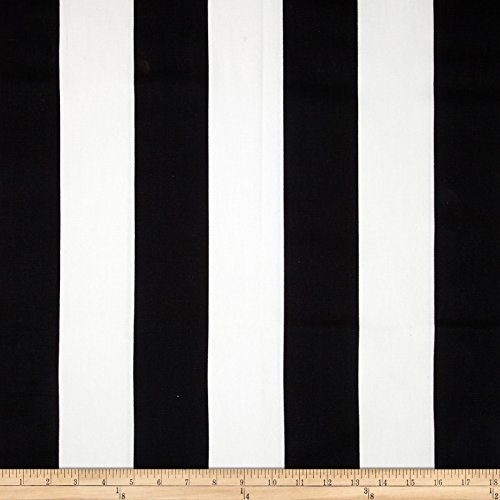 Premier Prints Vertical Stripe Black/White, Fabric by the Yard