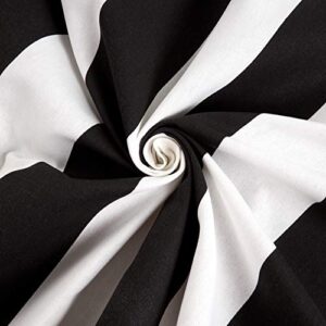 Premier Prints Vertical Stripe Black/White, Fabric by the Yard