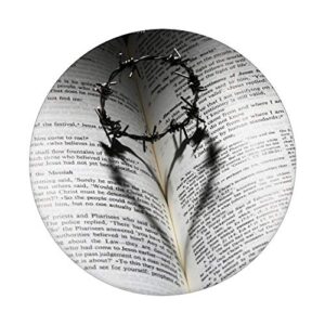 Bible Pages with Crown of Thorns Forming a Heart Shadow PopSockets PopGrip: Swappable Grip for Phones & Tablets