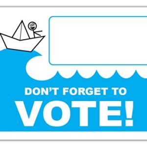 Voting Postcards- Funny Political Democrats Blue Wave 4x6 inches, 50 Count