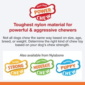 Nylabone Ergonomic Hold & Chew Wishbone Power Chew Durable Dog Toy Large - Up to 50 lbs.