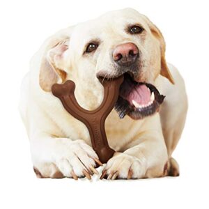 Nylabone Ergonomic Hold & Chew Wishbone Power Chew Durable Dog Toy Large - Up to 50 lbs.