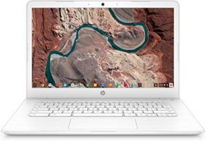 hp chromebook 14, 14" full hd touchscreen display, intel celeron n3350, intel hd graphics 500, 32gb emmc, 4gb sdram, b&o play audio, snow white, 14-ca052wm