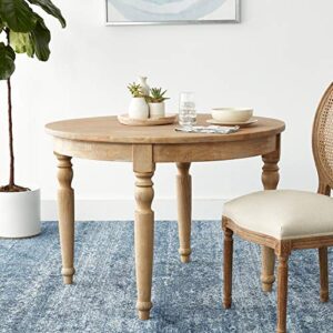 Linon Table, Light Natural Brown, 42 x 42 x 30