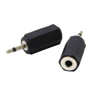 harmony ir adapters, ancable 2-pack 2.5mm mono plug to 3.5mm mono jack connector for logitech harmony hub and ir blaster, ir emitter extenders, ir repeaters, ir receivers