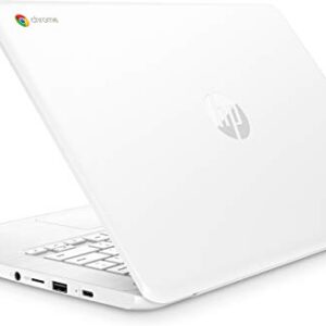 HP Chromebook 14, 14" Full HD Display, Intel Celeron N3350, Intel HD Graphics 500, 32GB eMMC, 4GB SDRAM, B&O Play Audio, Snow White, 14-ca051wm