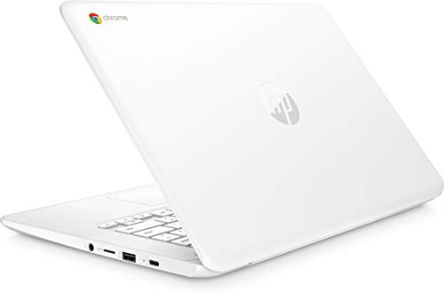 HP Chromebook 14, 14" Full HD Display, Intel Celeron N3350, Intel HD Graphics 500, 32GB eMMC, 4GB SDRAM, B&O Play Audio, Snow White, 14-ca051wm