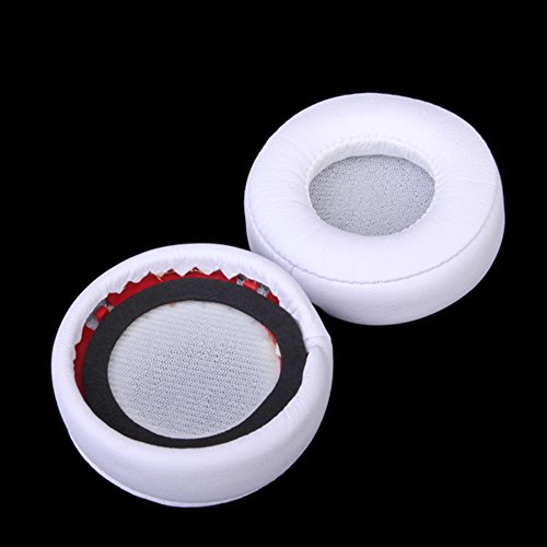 LIPOVOLT® 1 Pair Replacement Ear Pad Cushion for Beats by Dr Dre MIXR mixr Headphones (White)